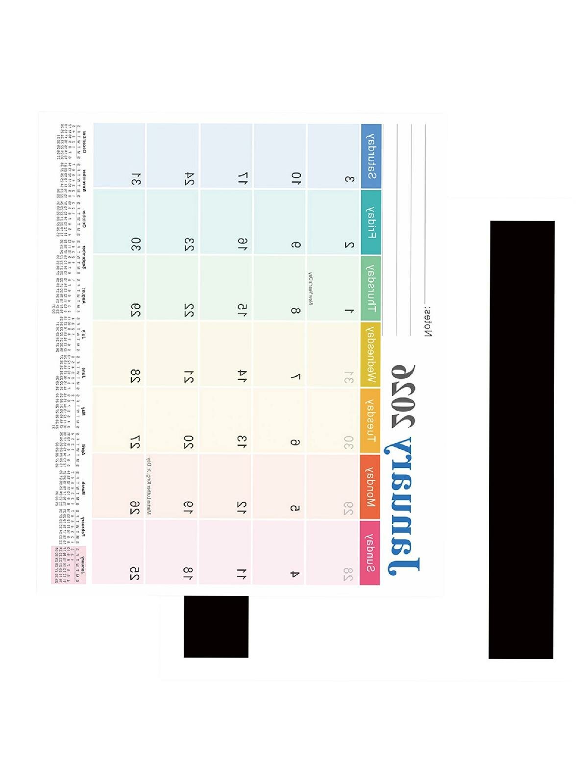 2026 Простая Установка Ежедневник Для Домашнего Офиса Календарь Магнитный Настенный Планировщик