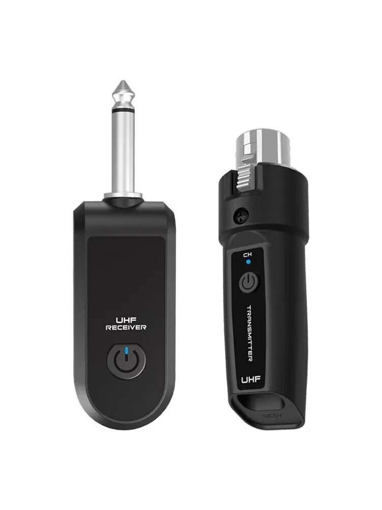 Аксессуар для микрофона универсальный Беспроводной микрофон XLR передатчик и приемник для динамических микрофонов Аудиомикшеры, черный