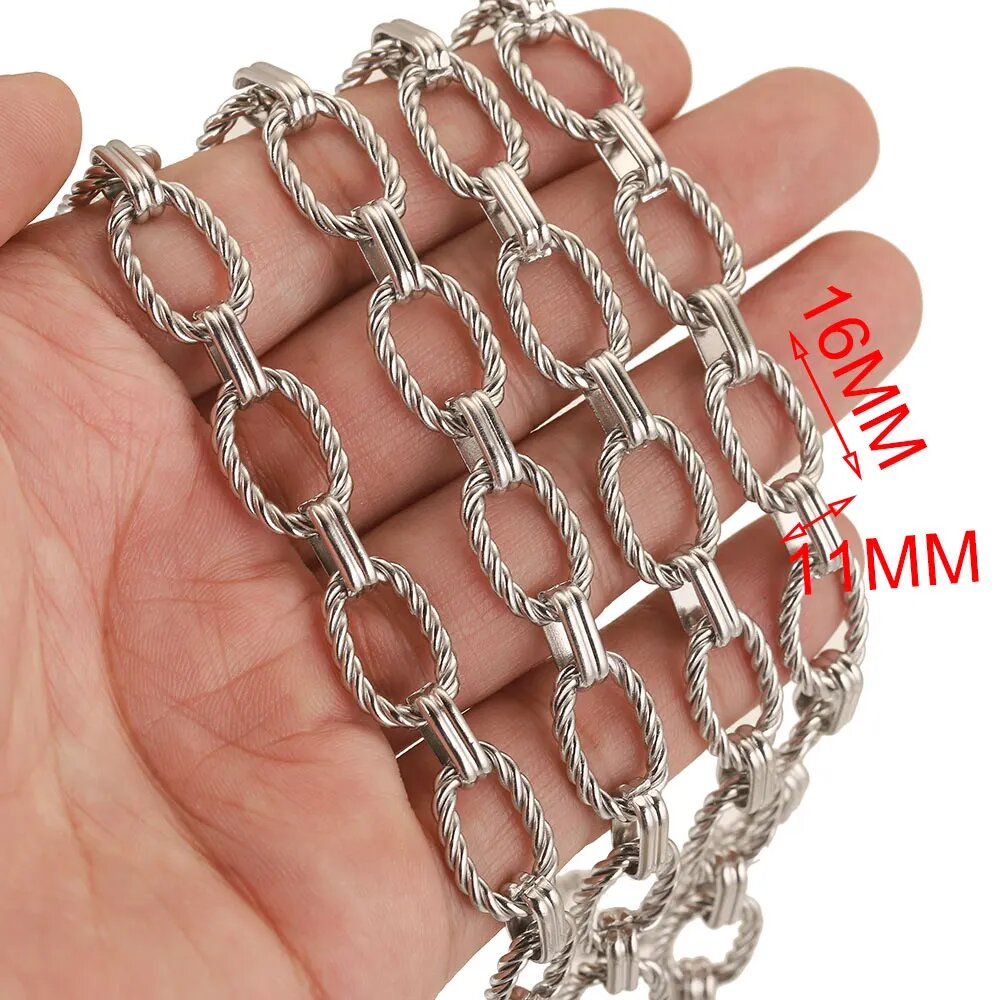 Цепочка из нержавеющей стали, 1 м, S1
