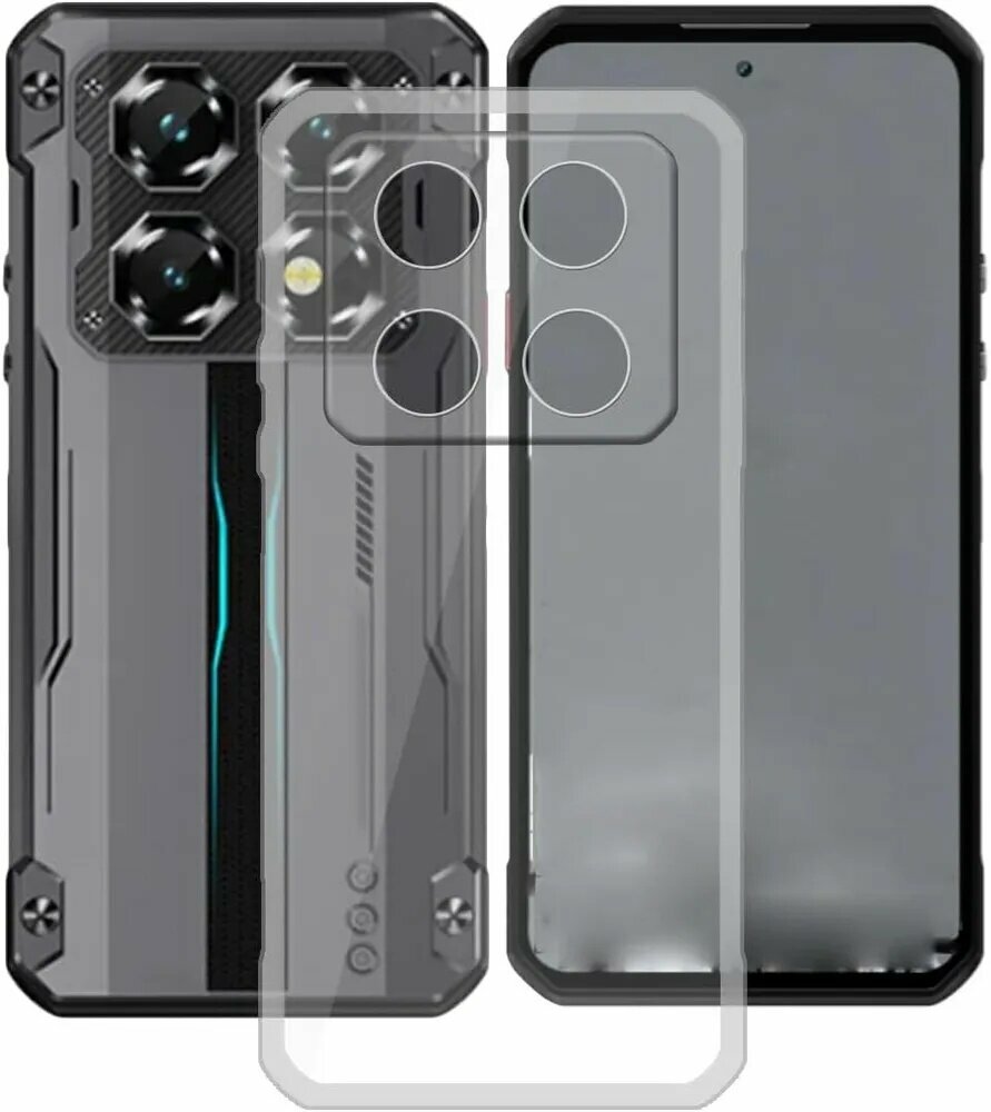 Чехол для Oukitel WP60 5G (7.20"), мягкий силиконовый противоударный защитный чехол, защита от царапин ультратонкий чехол из ТПУ для Oukitel WP60 5G