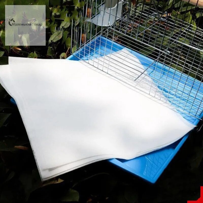 100 шт. бумажные подстилки для попугаев, одноразовые впитывающие подстилки для мочи