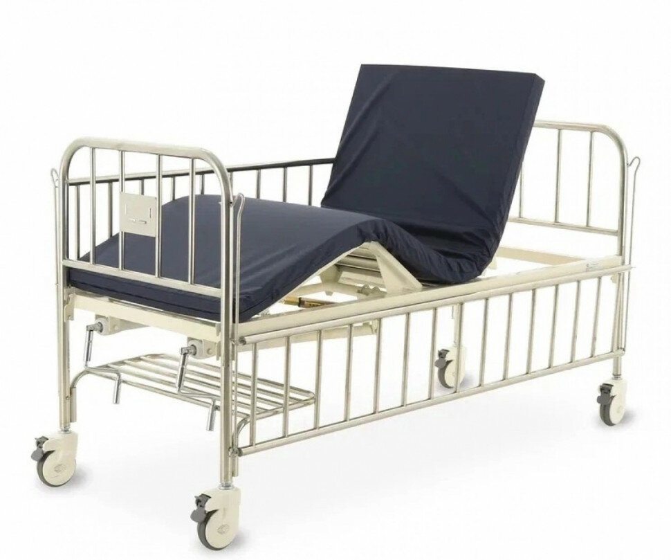 Кровать механическая Мед-Мос F-45 max (ММ-1002Н-00/2004Н-00) подростковая с матрасом