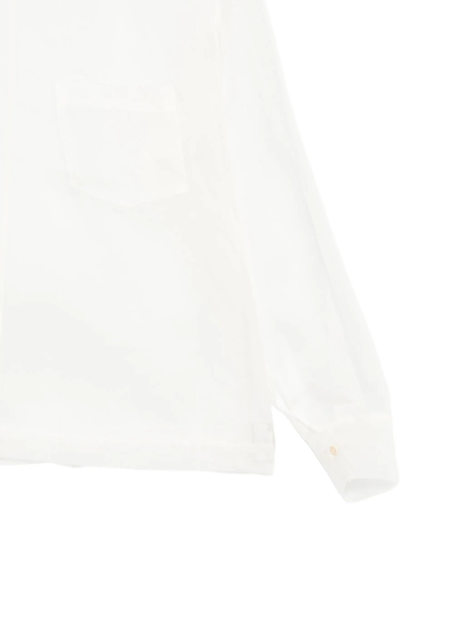 Блуза Nude Chest-pocket sheer blouse, размер 44, white — фото 1