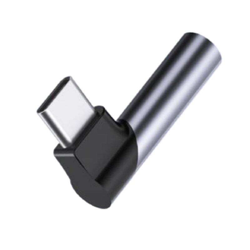 Аудиоадаптер USB C на 3,5 мм HiFi Прямоугольный Ключ для звука HiFi, Совместимый с устройствами Type C, Телефонные Конвертеры