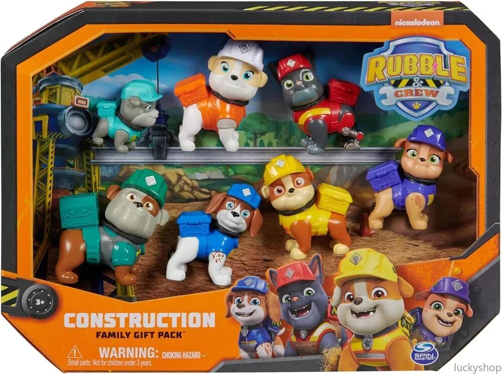 Paw Patrol Rubble & Crew Серия Команда инженеров 2024 New Конструктор Игрушки