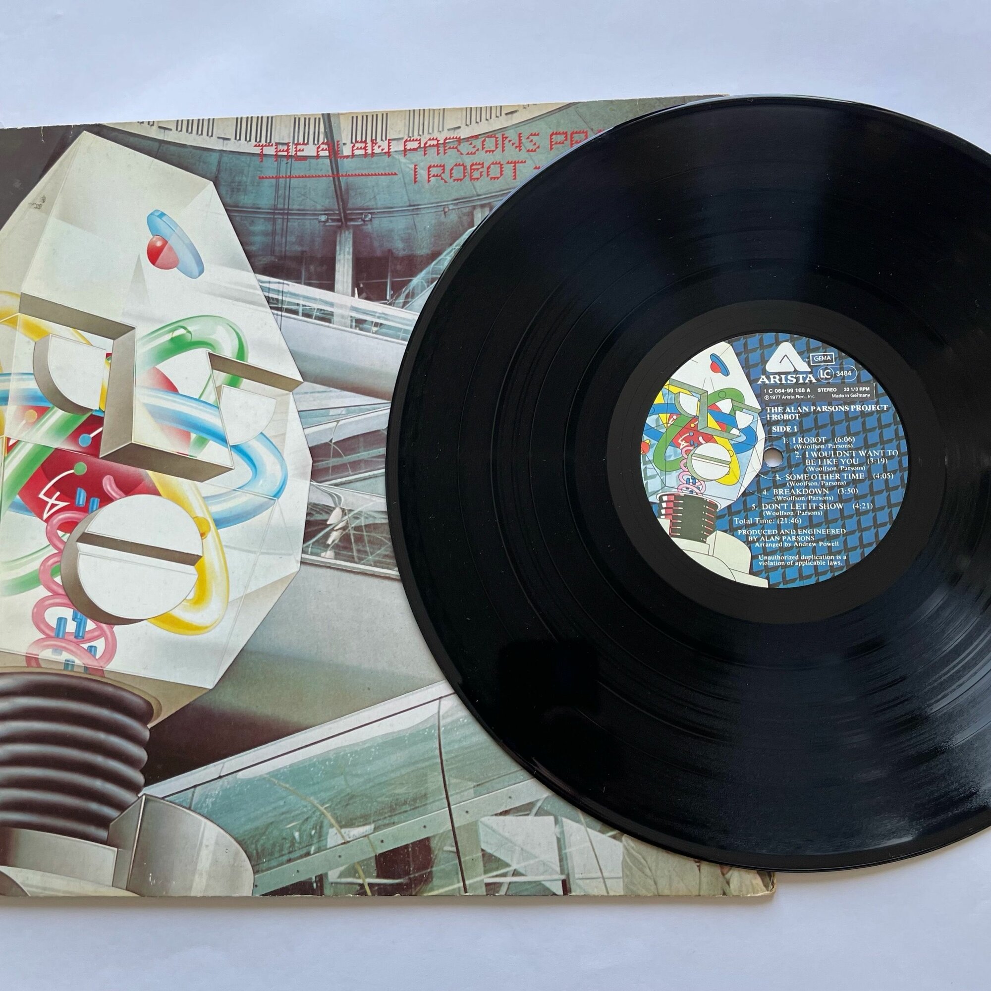 Винтажная виниловая пластинка LP The Alan Parsons Project I Robot (Германия 1977)