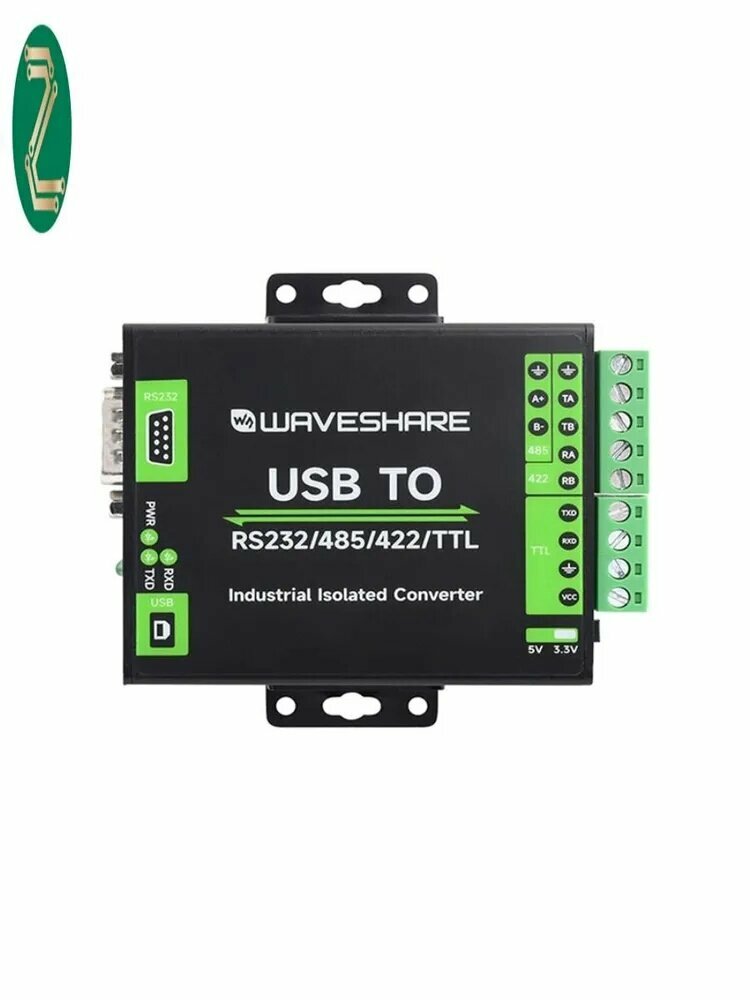(S T N Z) FT232RNL Цифровой Изолированный Преобразователь USB В RS232/485/422/TTL Скорость Связи 300Bps-3Mbps