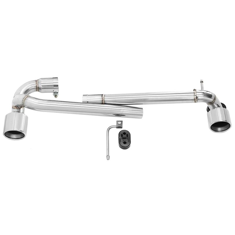 Двойной выхлоп для BMW серии 1, F20 118i 116i 2013-2016 M, спортивный 116i Original Silver