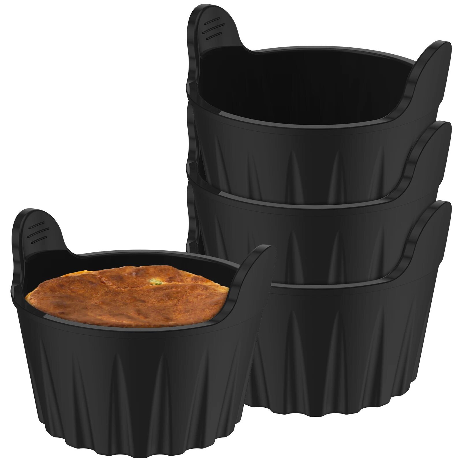 Силиконовые формы для яиц в аэрогриле 4 шт. Black