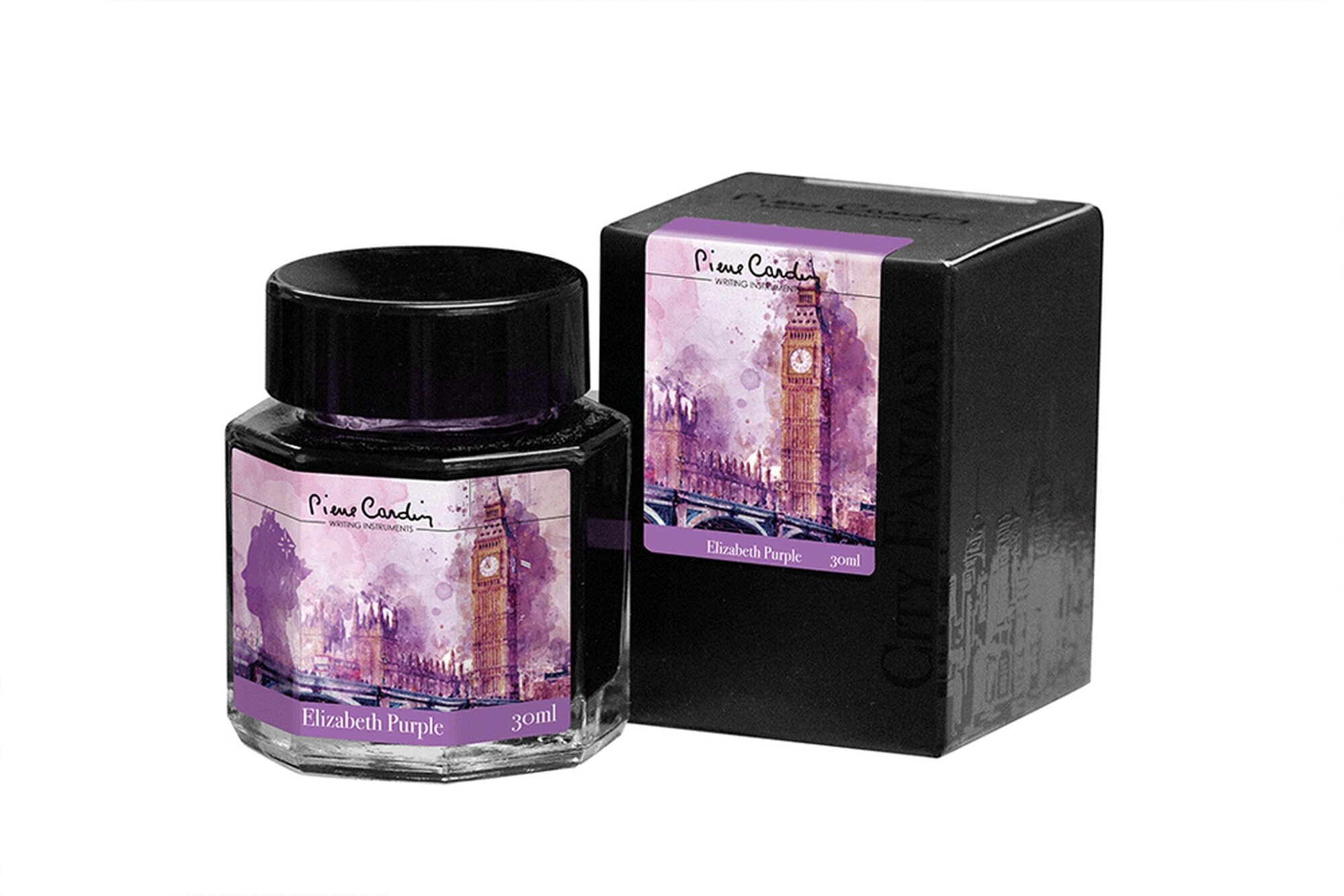 Флакон чернил Pierre Cardin 30мл, серия CITY FANTASY цвет Elizabeth Purple (Лиловый Элизабет), PC332-S7