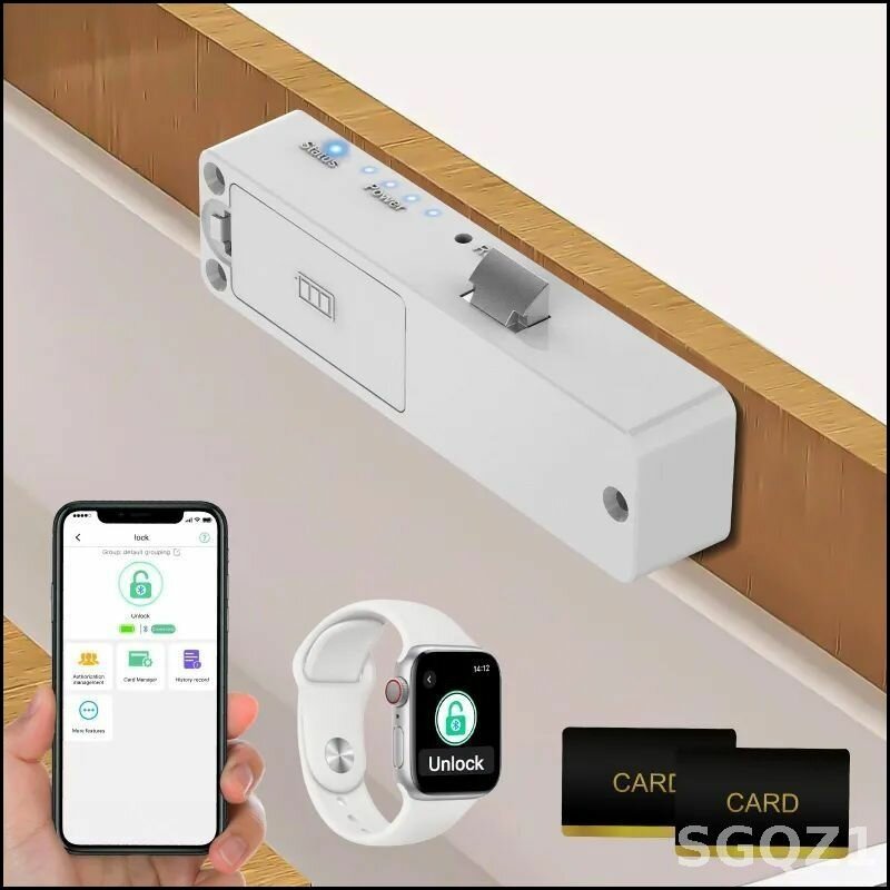 Инновационный замок электронный, слоновая кость