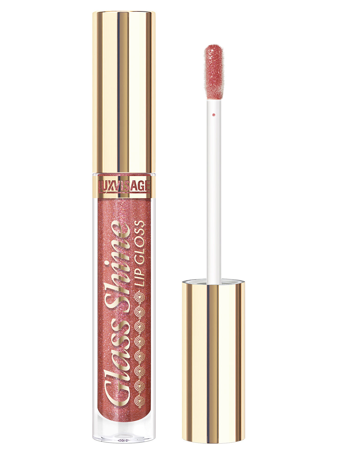 Блеск для губ Luxvisage Glass Shine, тон: 20 rosewood, 3г