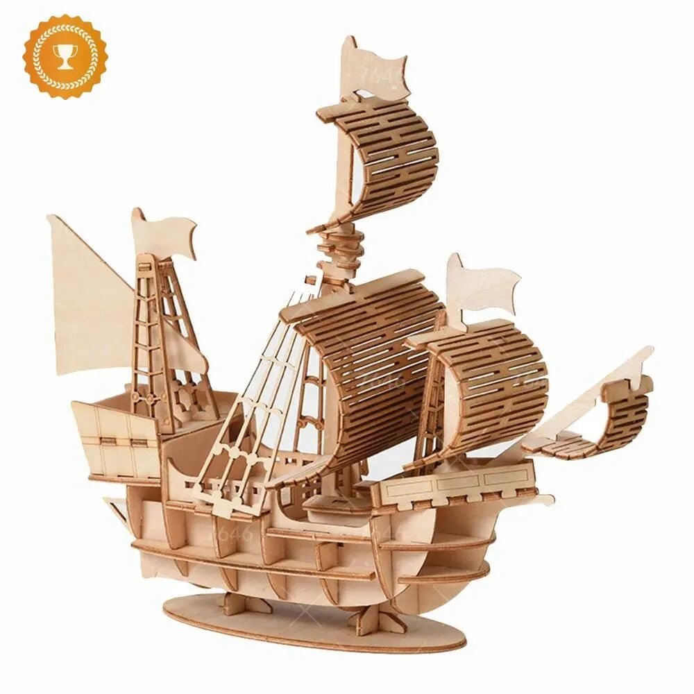GM 3D-модели парусных кораблей для самостоятельной сборки деревянные модели