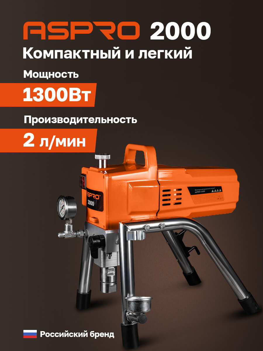Безвоздушный окрасочный аппарат ASPRO-2000