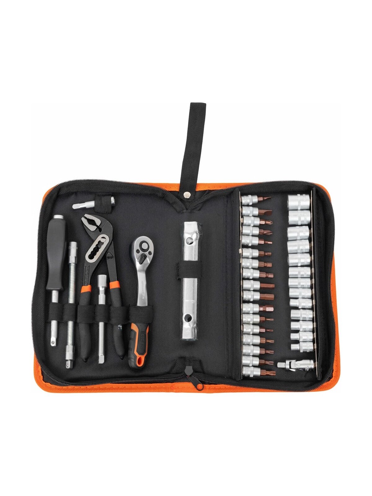 Набор головок Gigant 1/4 дюйма с инструментом в сумке, 37 предметов GAS-37