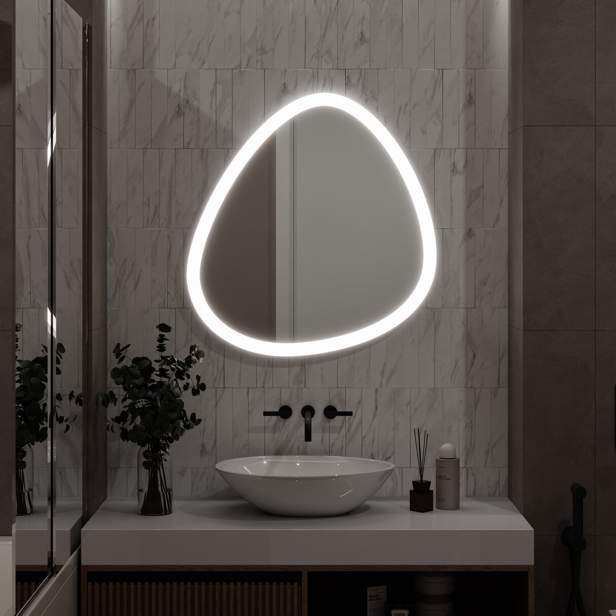 Зеркало Кант Ультра 9 45x48 см