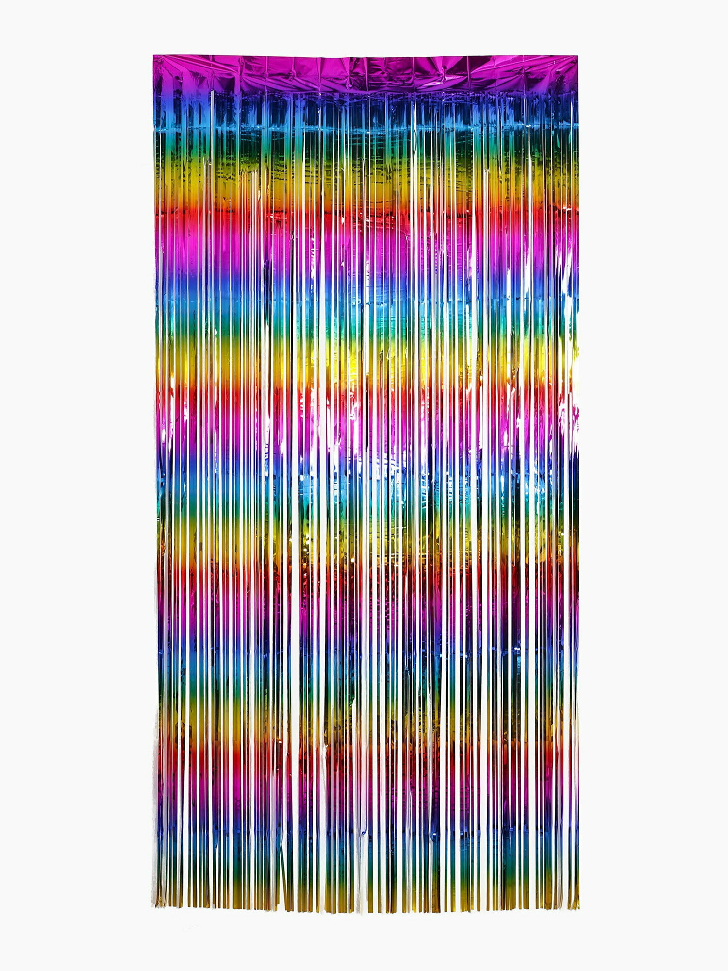 Фотозона-занавес "Дождик" радужный, градиент, 100x200 см, цвет: разноцветный