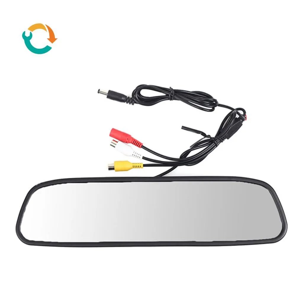 (W M J N) 4,3-дюймовый автомобильный видеорегистратор, камера заднего вида, зеркало монитор, двухсторонний ЖК-дисплей