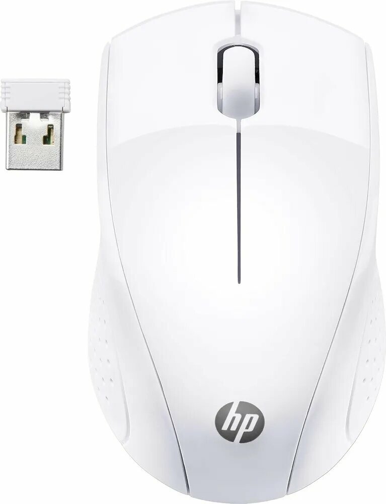 HP Мышь беспроводная, белый