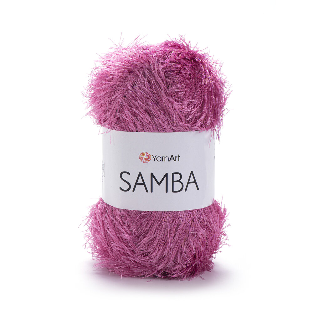 Пряжа для вязания YarnArt Samba 27 сухая роза 100 гр/150 м 100% полиэстер