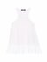 Платье BALMAIN Striped ruffled dress, размер 8 лет, кораллово-розовый