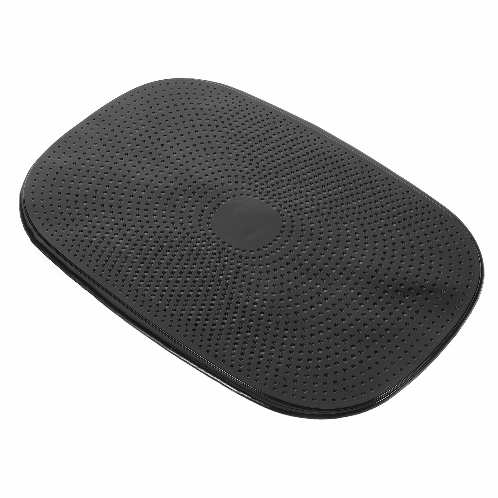 Силиконовый коврик противоскользящий для авто приборной панели многоразовый черный