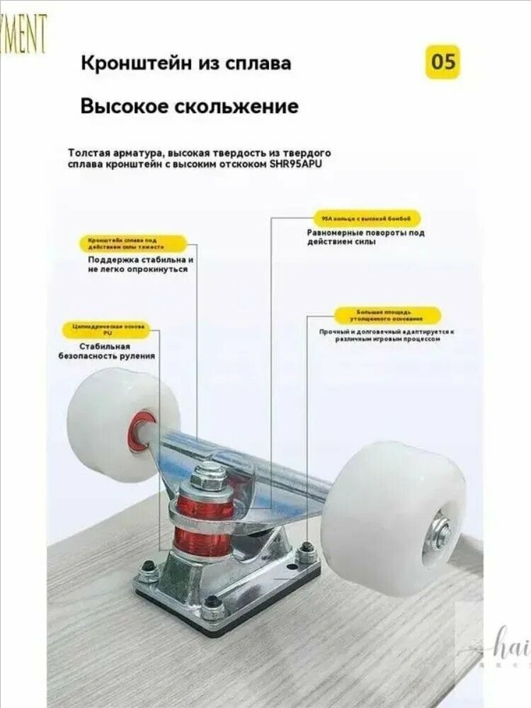 Скейтборд 79 х 20см — фото 1
