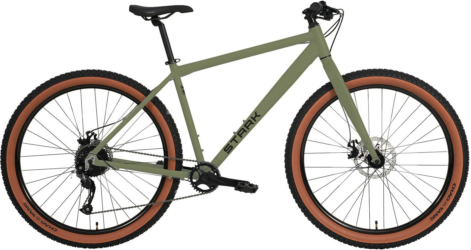 Велосипед полуфэт Stark Tank 29.1 D+ (2026), алюминиевая рама, размер L, цвет Кориандр Матовый/Черный