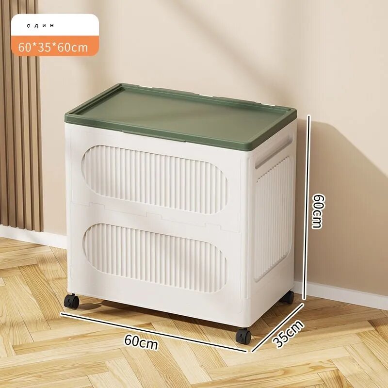 Корзина для хранения 60x35x60 см складная, для одежды, игрушек, ABS пластик