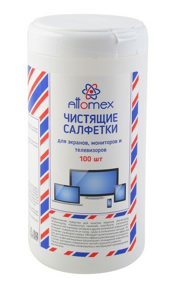 Салфетки безворсовые для монитора ноутбука телевизора 100