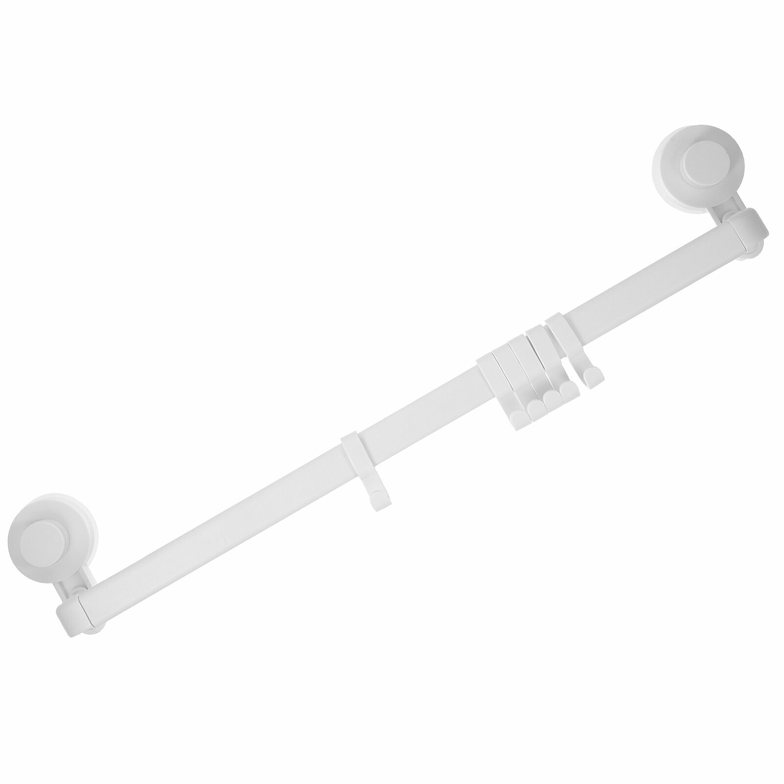 Настенная полка для хранения в ванной комнате, не требующая сверления, для полотенец и хранения вещей на туалетном столике (Настенная полка для хранения Kale без сверления - 255011)