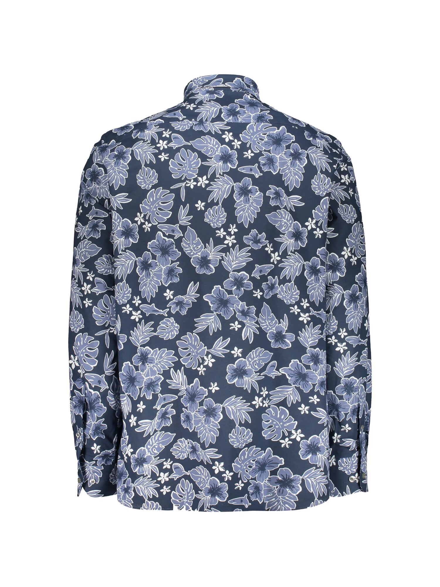 Рубашка Paul & Shark Floral button shirt, размер S, blue — фото 1