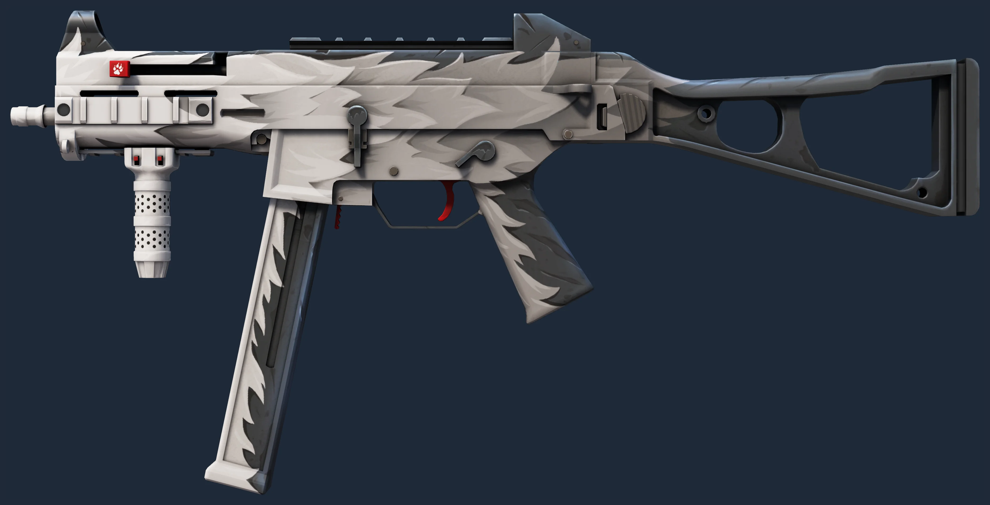 StatTrak™ UMP-45 | Арктический волк (Немного поношенное) Скины CS2 с быстрой автовыдачей steam trade