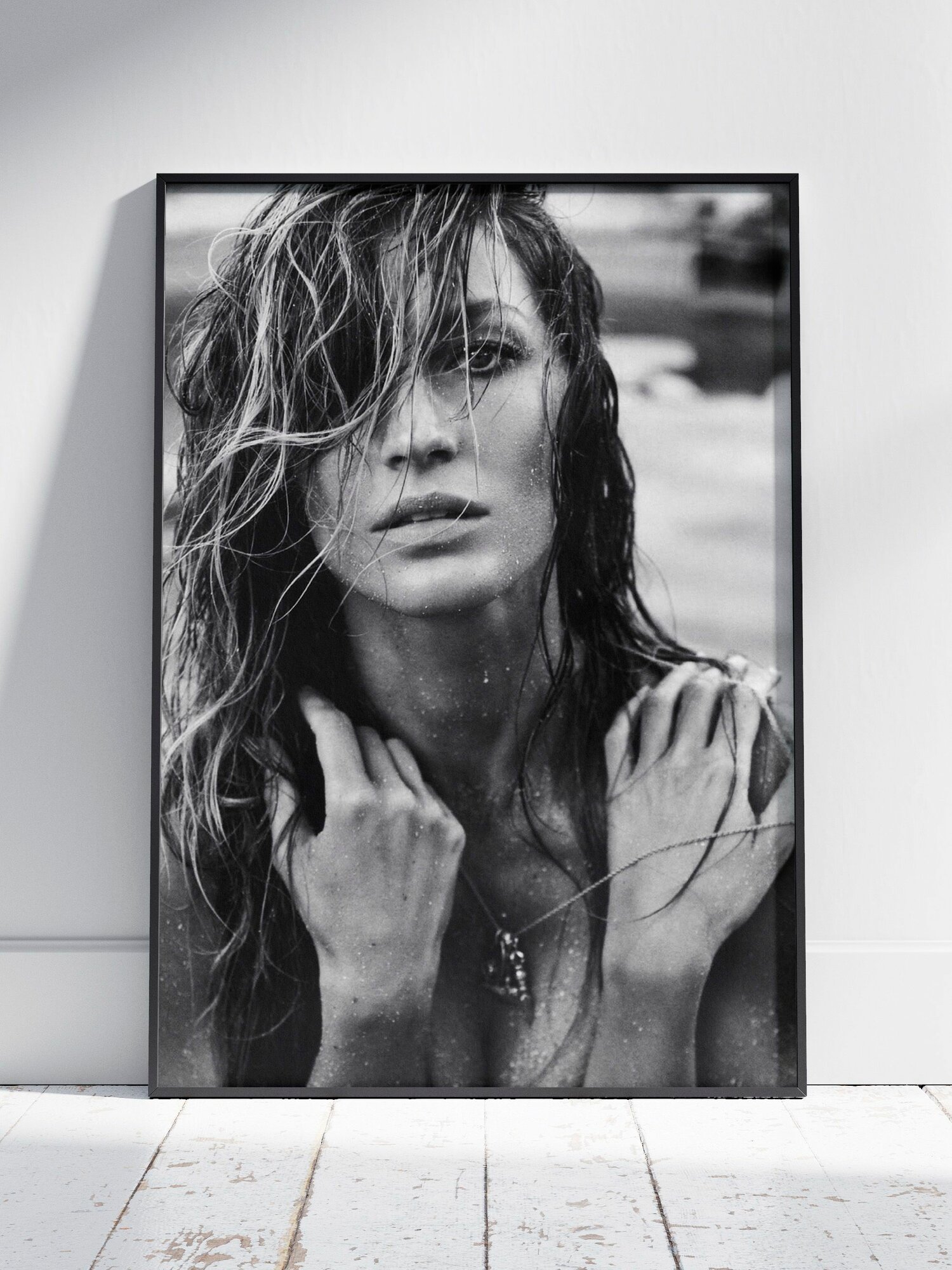 Плакат на стену для интерьера Жизель Бюндхен (Gisele Bundchen 35) - Постер по модели, бренду и моде формата A4 (21x30 см)