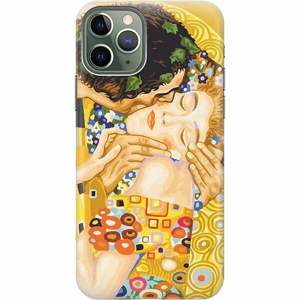Силиконовый чехол на Apple iPhone 11 Pro / Эпл Айфон 11 Про с рисунком "Поцелуй"