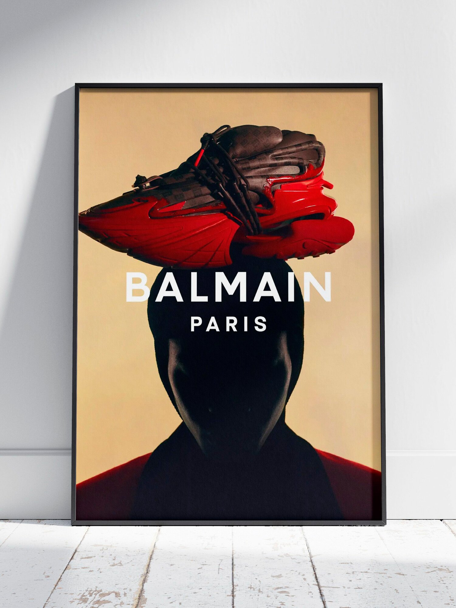 Плакат на стену для интерьера Бальман (Balmain 5) - Постер по модели, бренду и моде формата A4 (21x30 см)