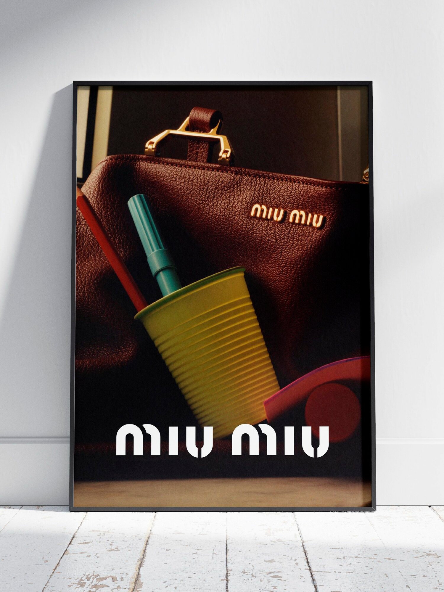 Плакат на стену для интерьера Миу Миу (Miu Miu 8) - Постер по модели, бренду и моде формата A4 (21x30 см)