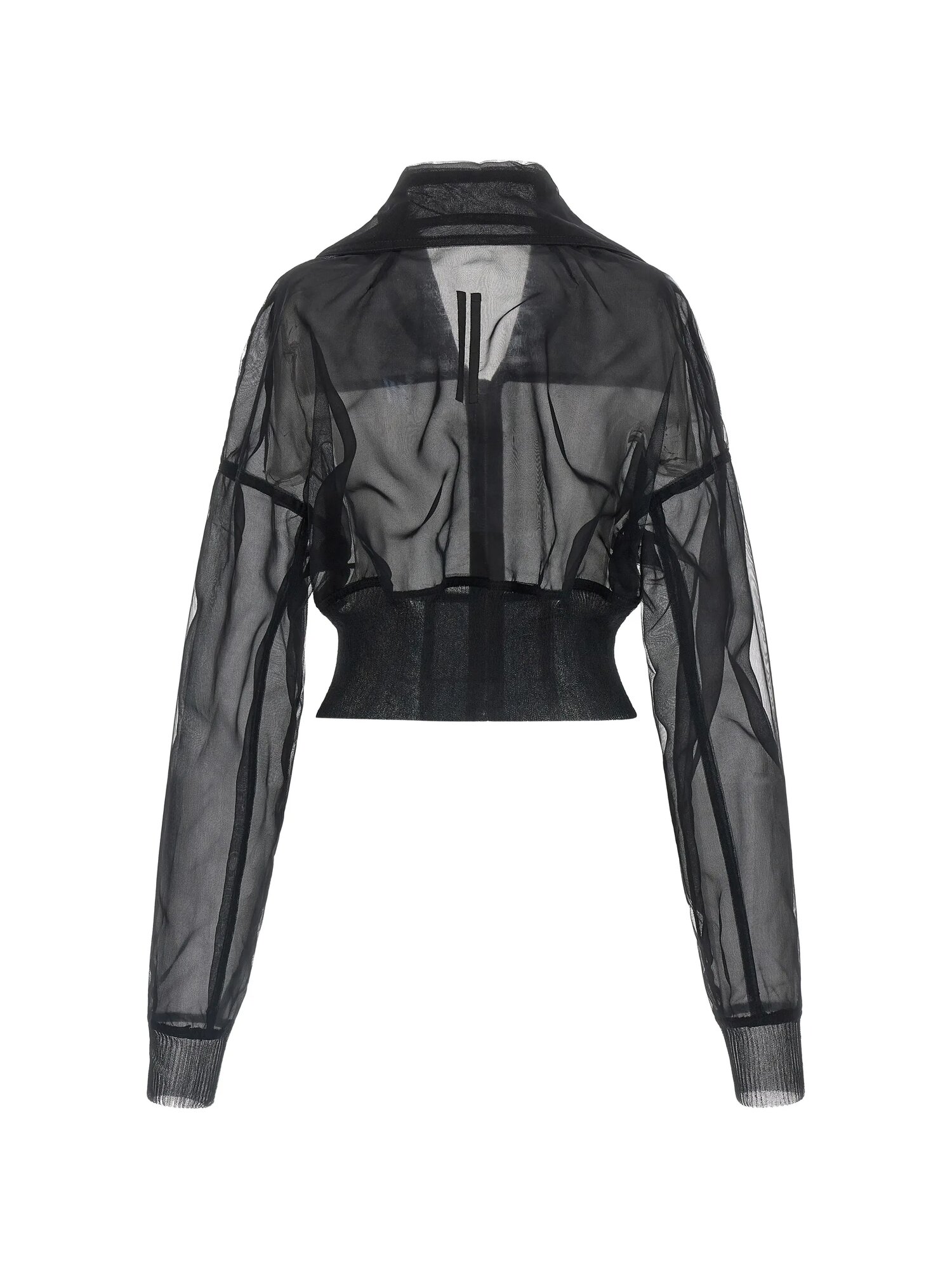 Куртка Rick Owens Dracucollar, размер 38, black/black — фото 1