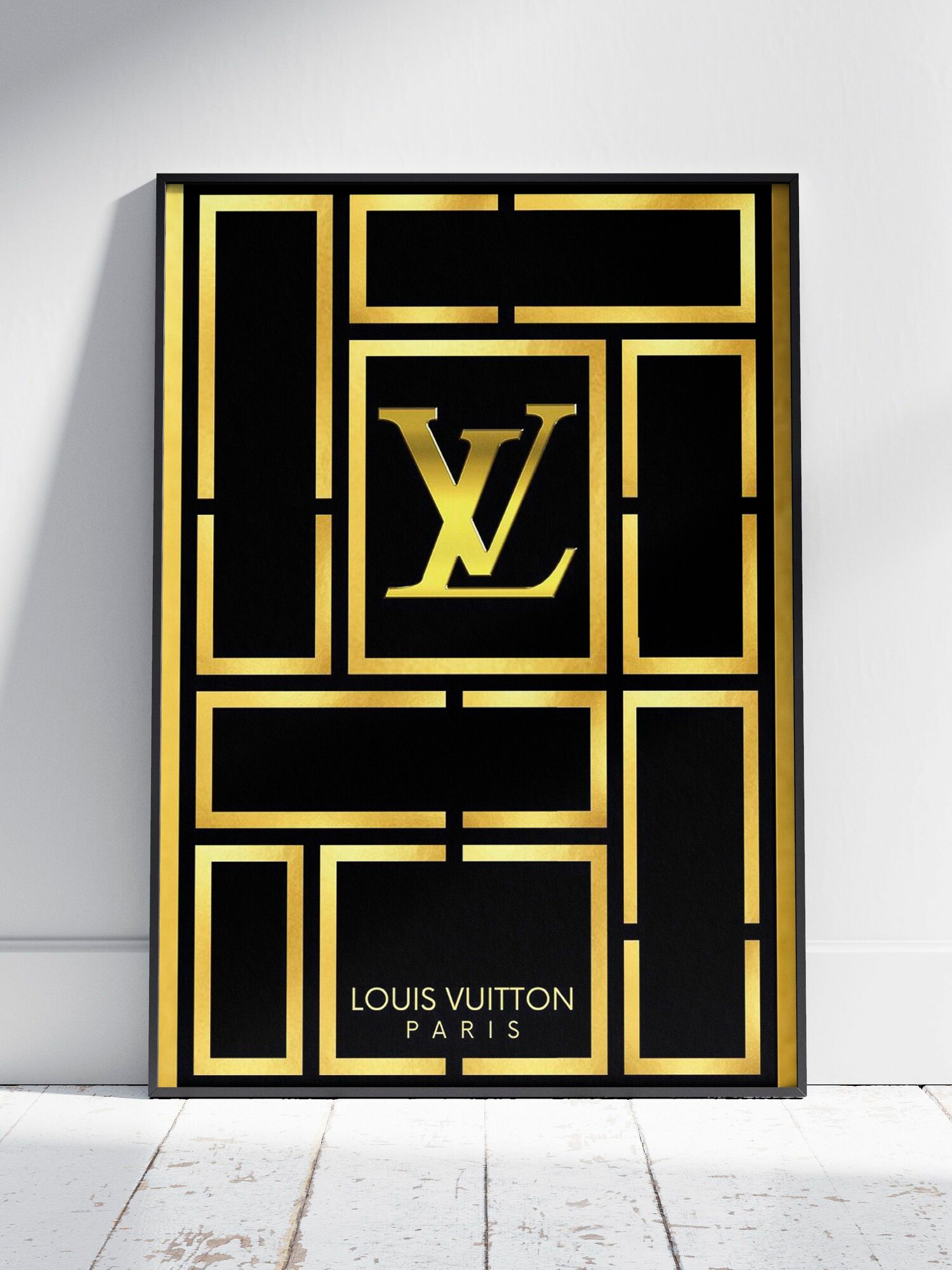 Плакат на стену для интерьера Луи Виттон (Louis Vuitton 20) - Постер по модели, бренду и моде формата A4 (21x30 см)