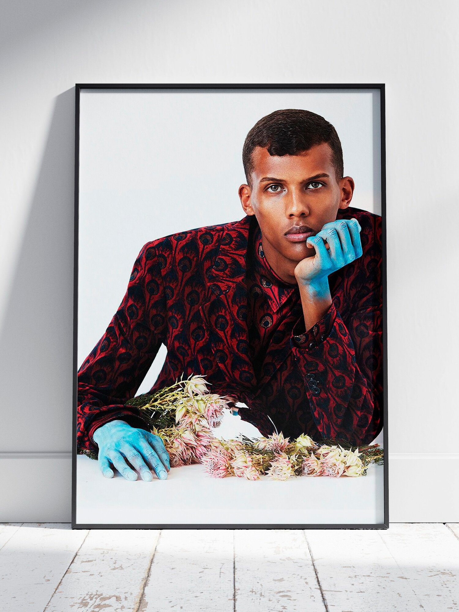 Плакат на стену для интерьера Стромае (Stromae 2) - Постер по музыке и артисту формата A4 (21x30 см)