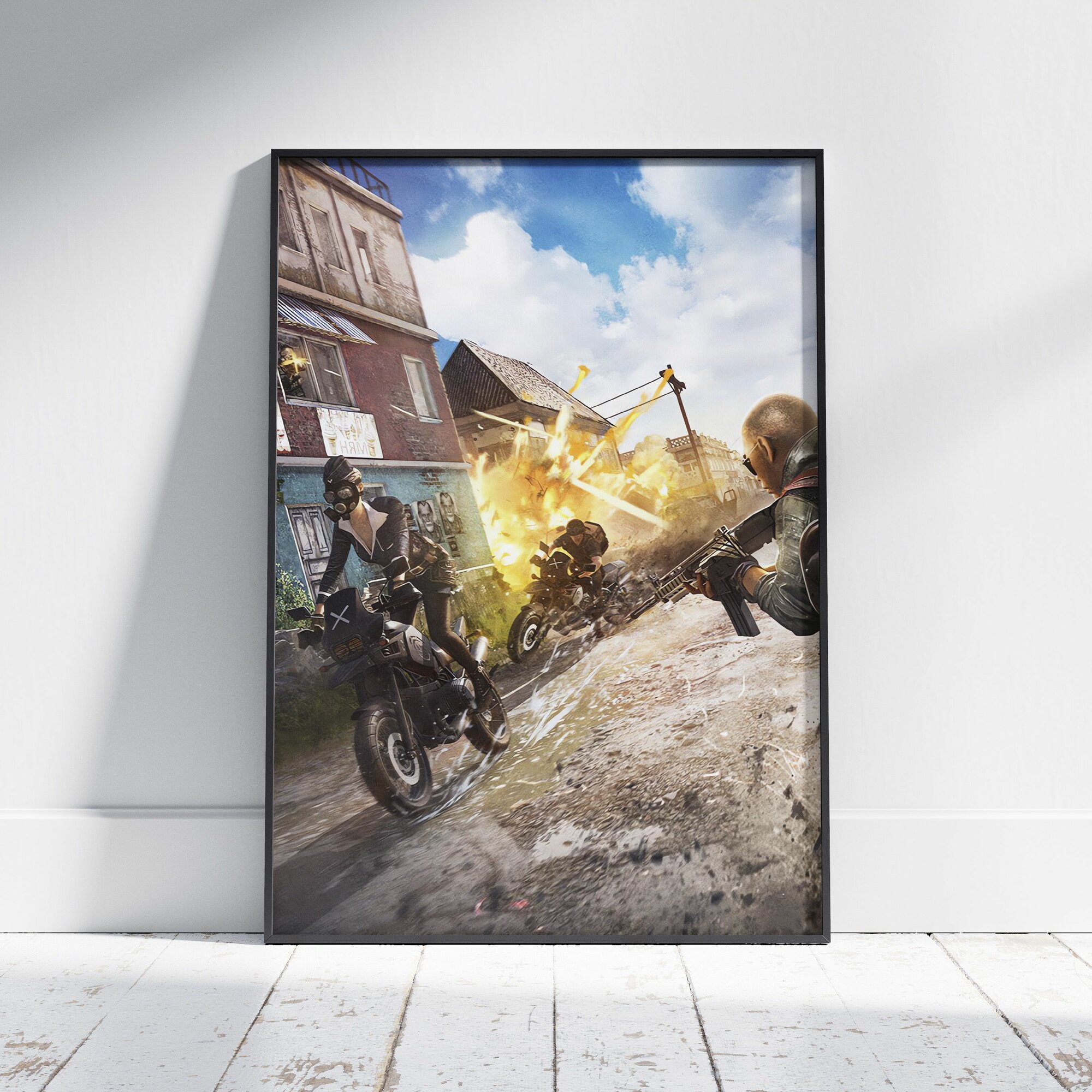 Плакат на стену для интерьера пабг - PUBG (Общее 3) - Постер по игре формата А4 (21x30 см)