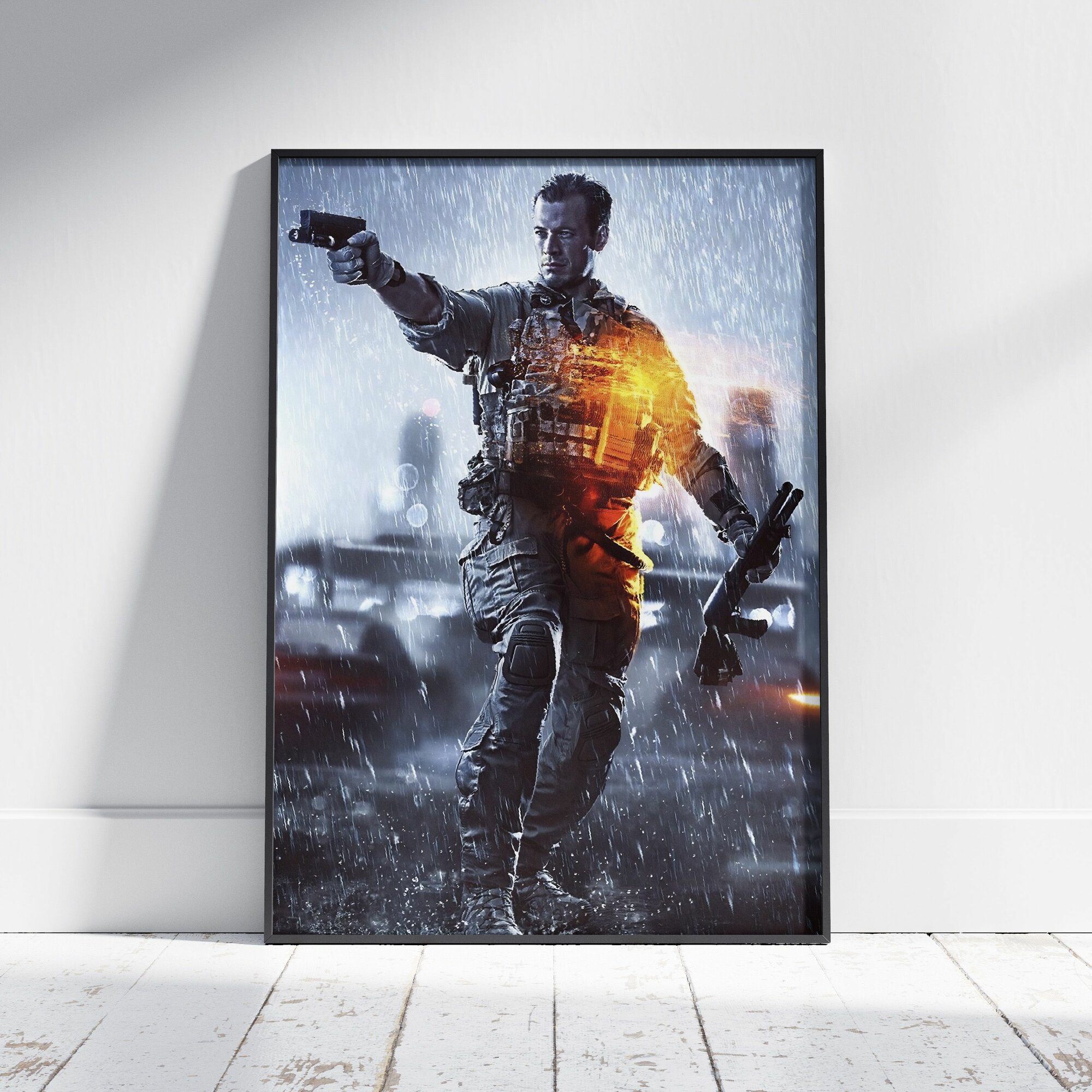 Плакат на стену для интерьера Бателфилд (Battlefield 4 - 8) - Постер по игре формата А4 (21x30 см)