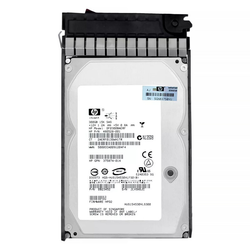 Жесткий диск HP 300Gb 15000 SAS 3.5" HDD DF0300BAERF