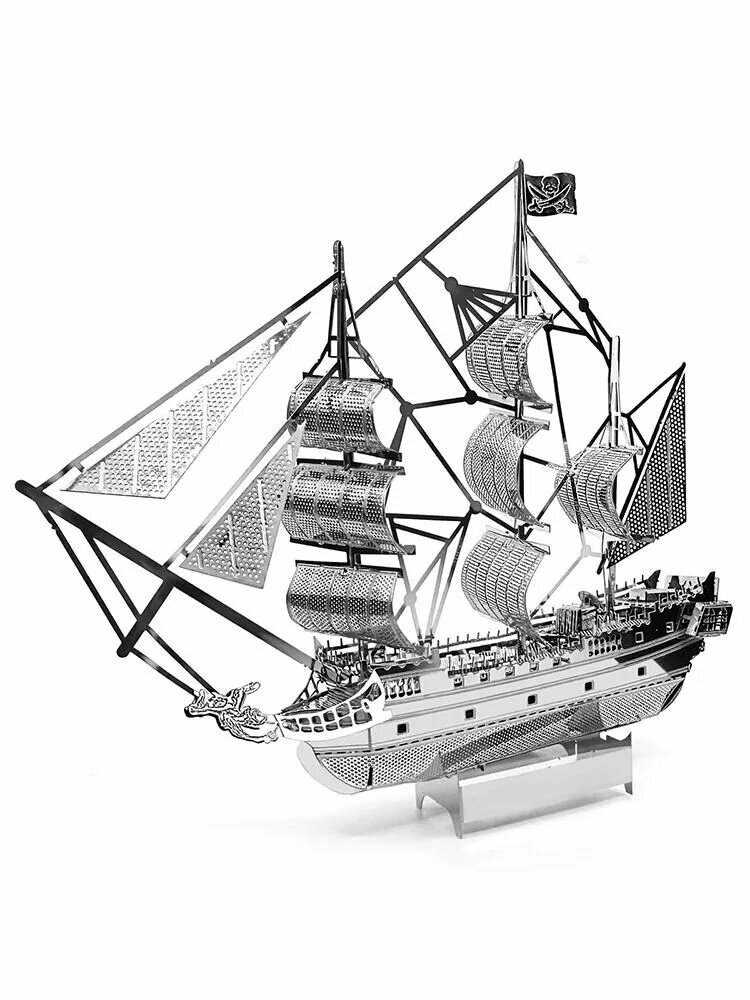 Чёрная жемчужина+Металлическая головоломка 3D