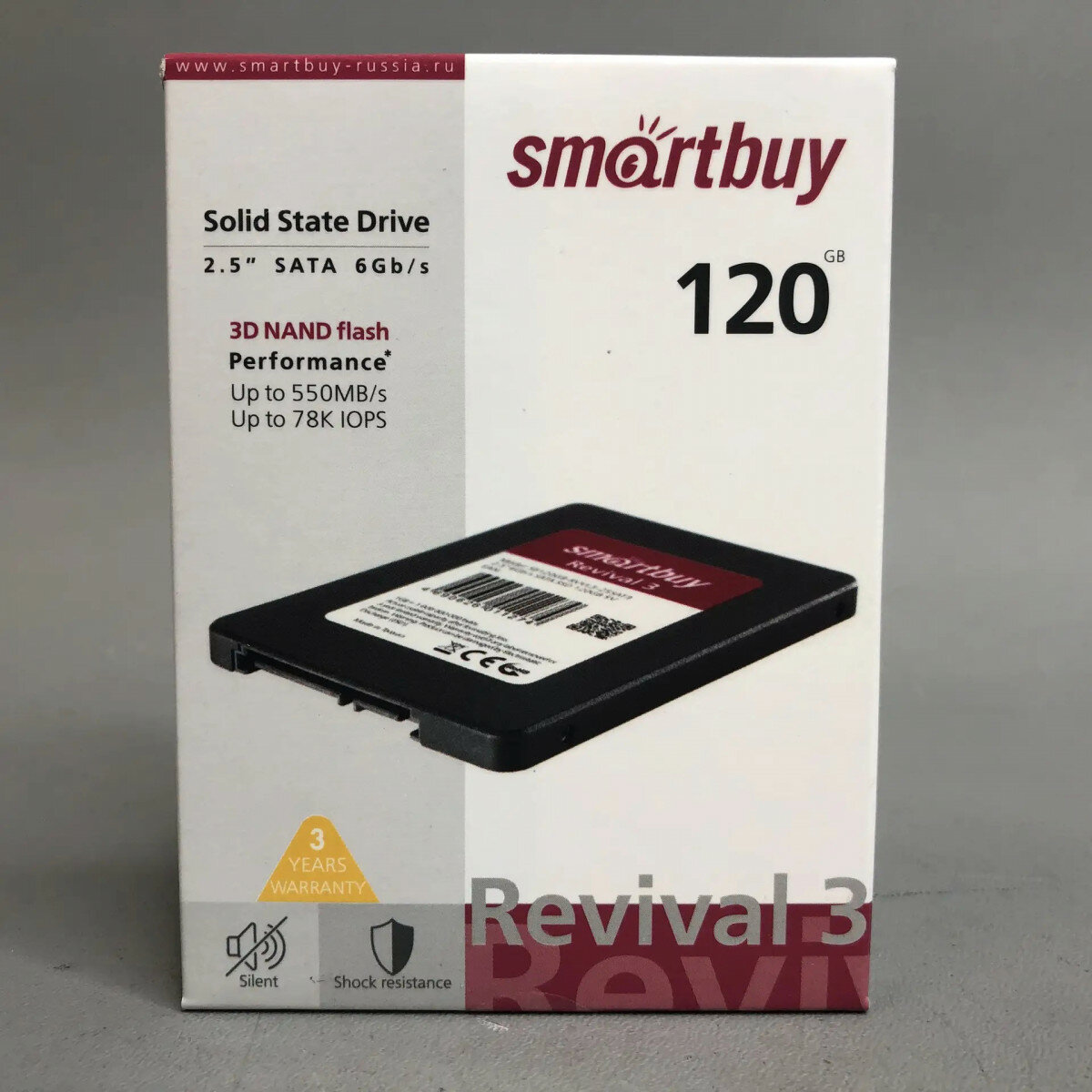 SSD 2.5" SATA III 120 Гб Smartbuy SB120GB-RVVL3-25SAT3