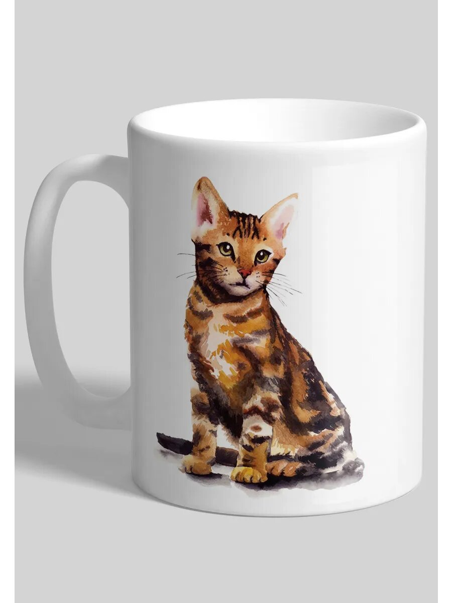Кружка Бенгальская кошка (котенок)