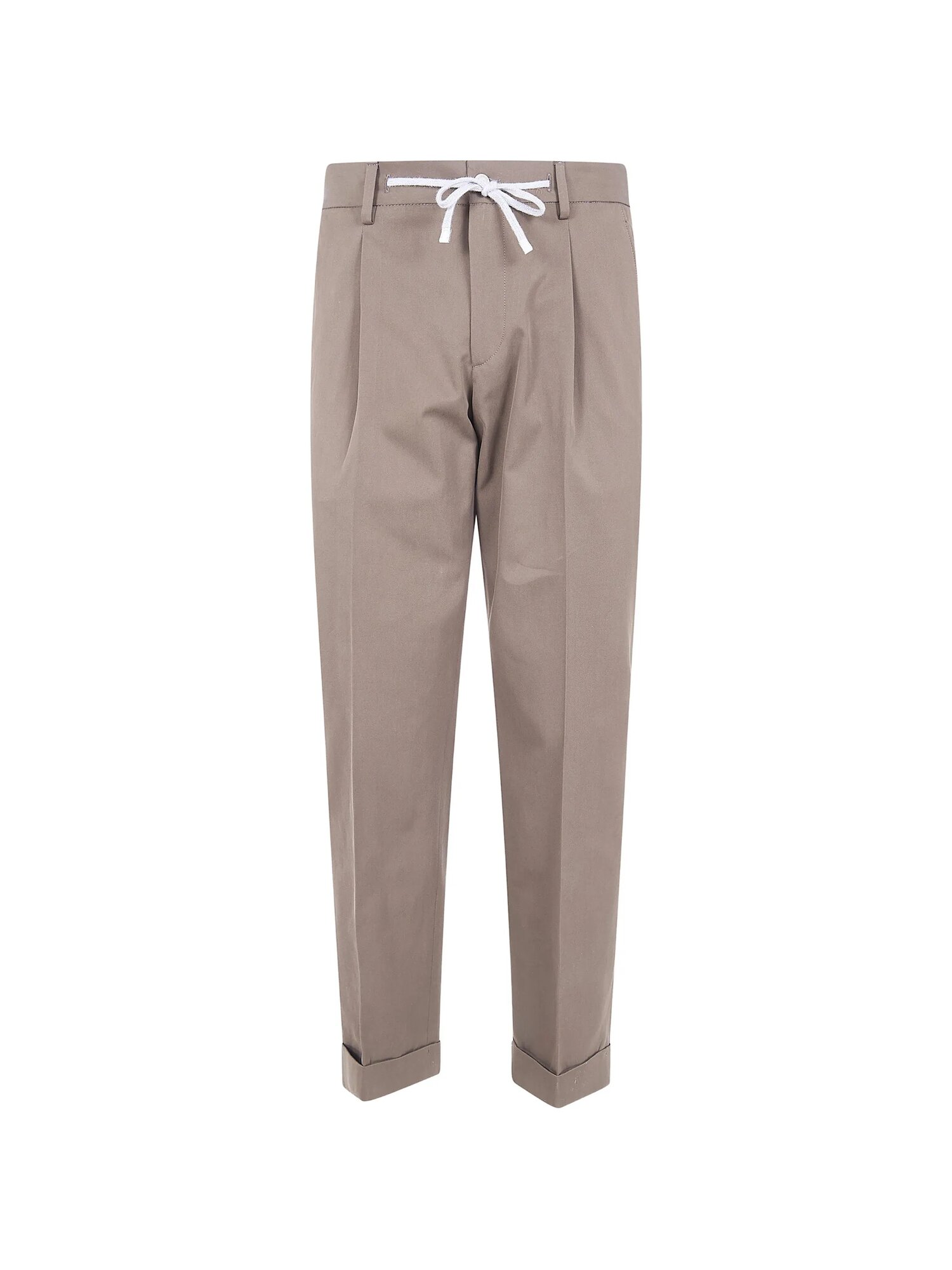 Брюки Pleated drawstring trousers