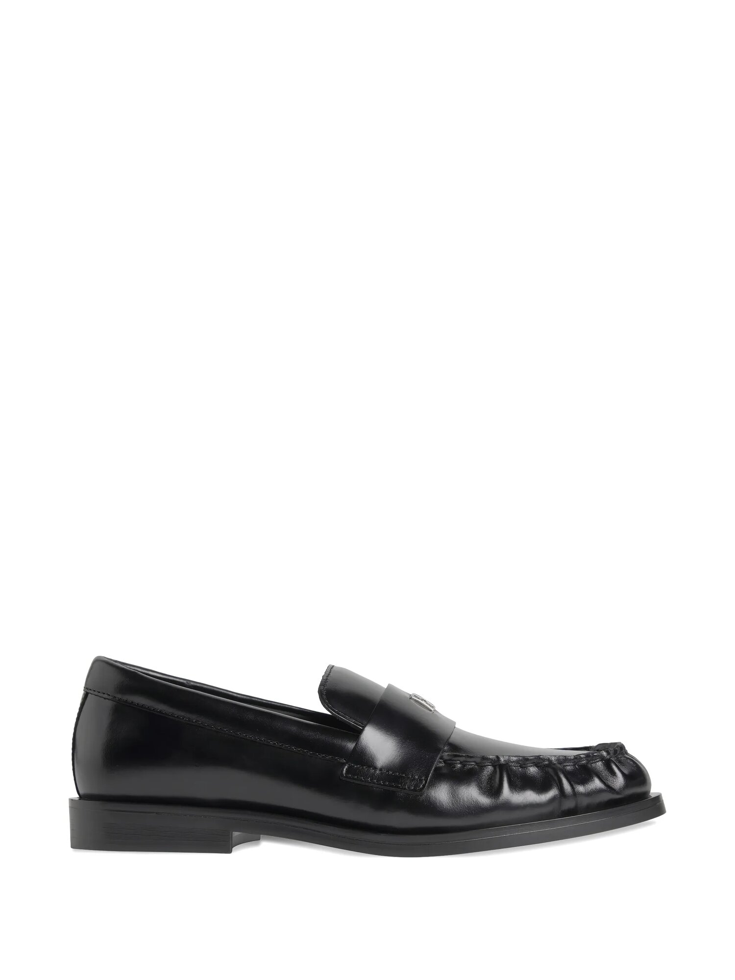 Лоферы Theo logo-plaque ruched-detail loafers