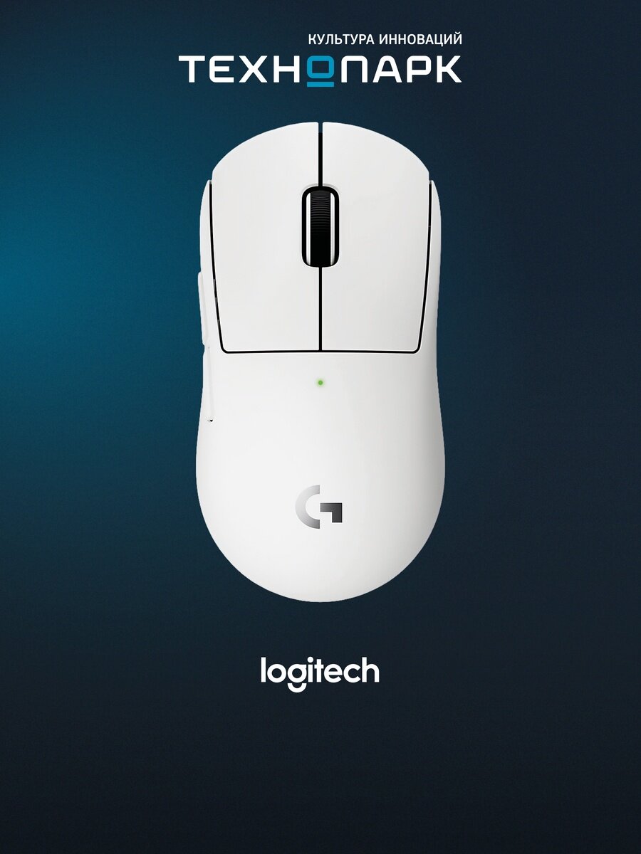 Компьютерная мышь Logitech G PRO X SUPERLIGHT 2c белый (910-007538)