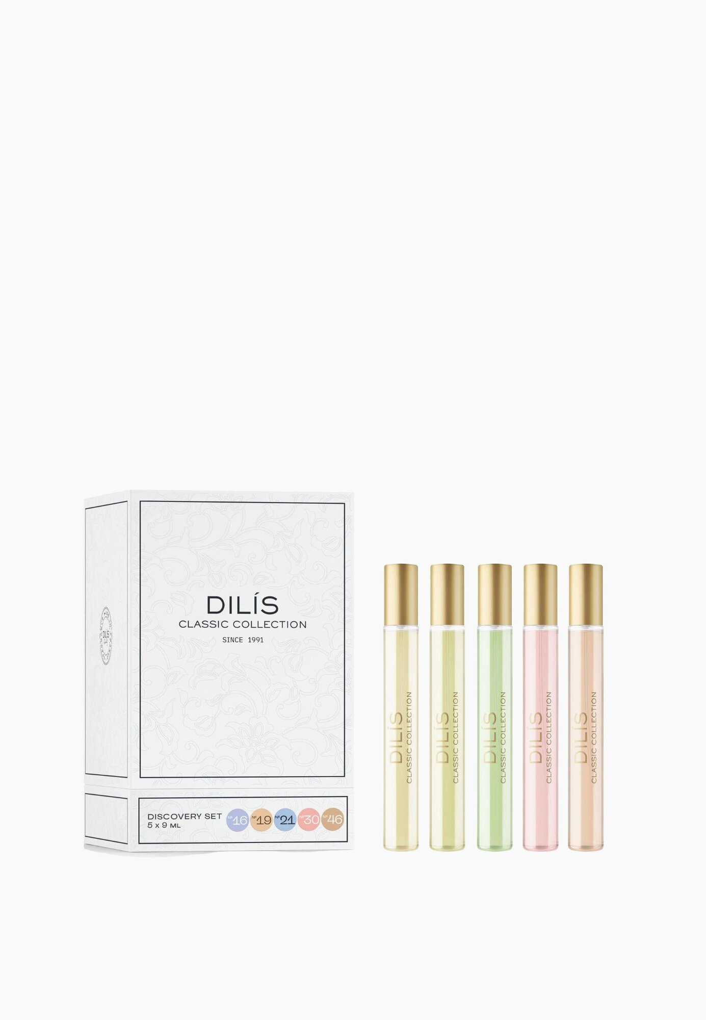 DILIS Духи группы Экстра женские Classic Collection Парфюмерный набор 5 шт. х 9 мл